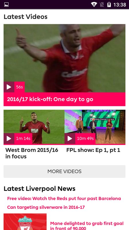 Premier League - Official App for Android Free Download