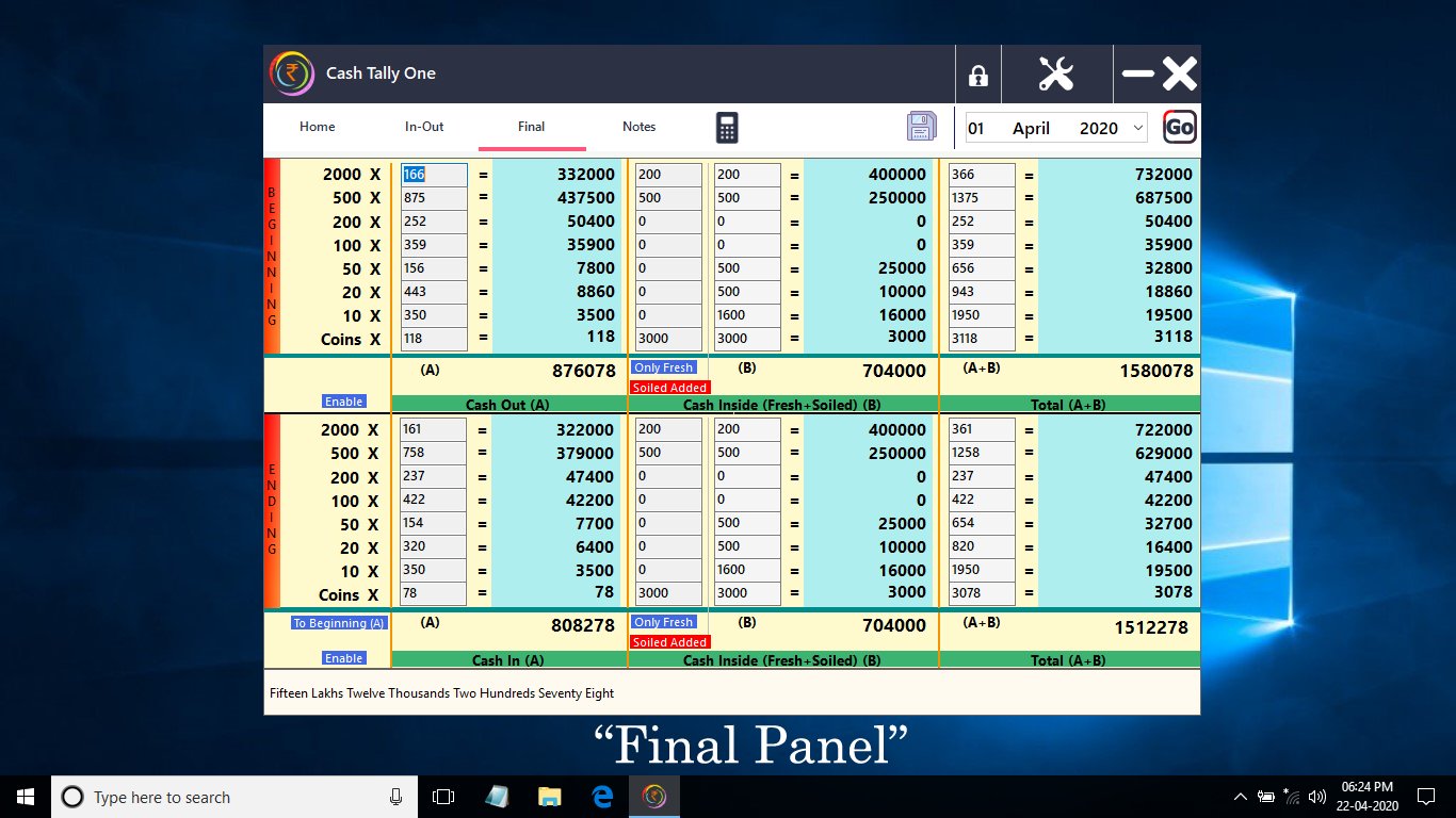 Cash Tally One Free Free Download