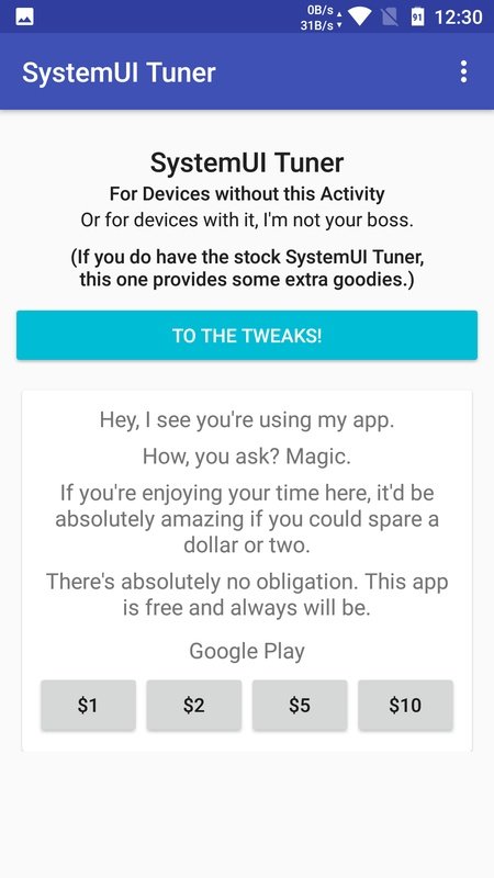 SystemUI Tuner for Android Free Download