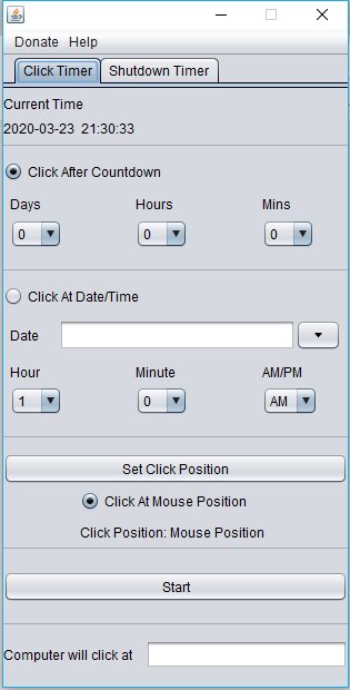 Auto Clicker Shutdown Clock Free Download