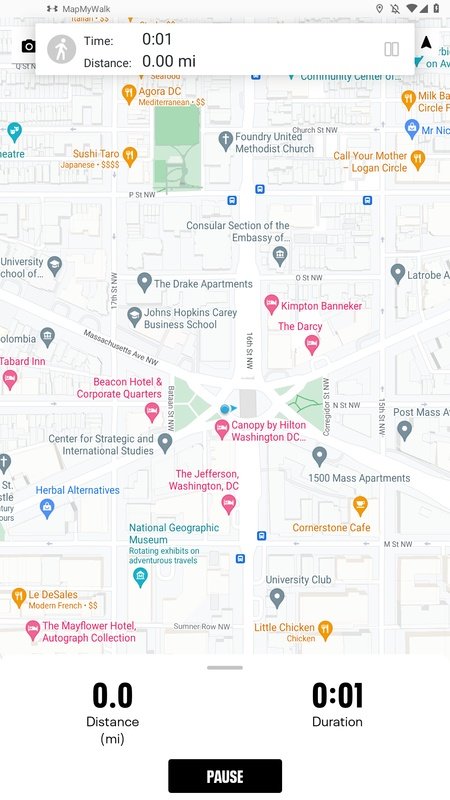 MapMyWalk for Android Free Download