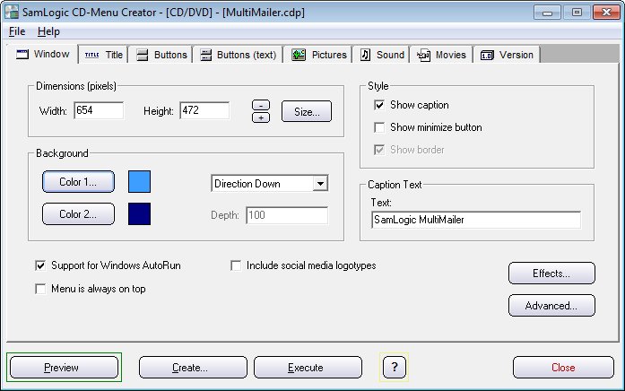 SamLogic CD-Menu Creator Download