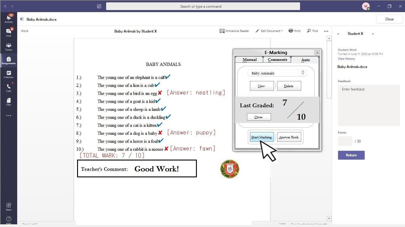 Free Download E-Marking