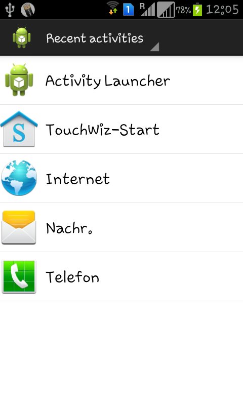 Free Download Activity Launcher for Android