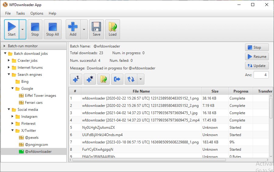 WFDownloader Free Download