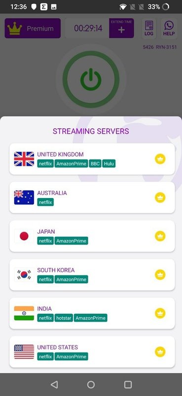 RYN VPN for Android Free Download