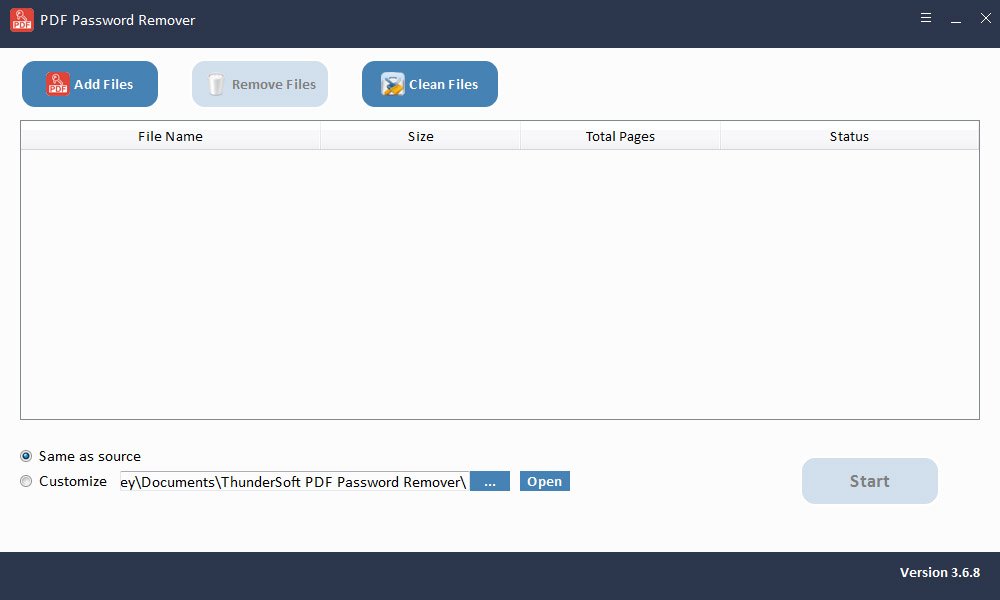 ThunderSoft PDF Password Remover Download