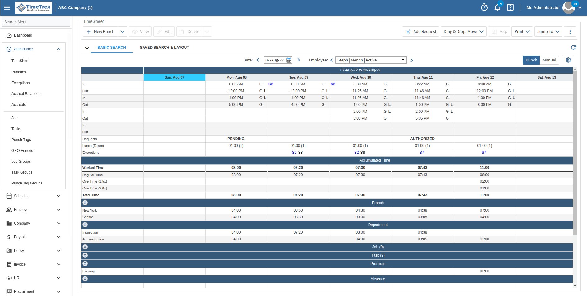 TimeTrex Workforce Management Free Download